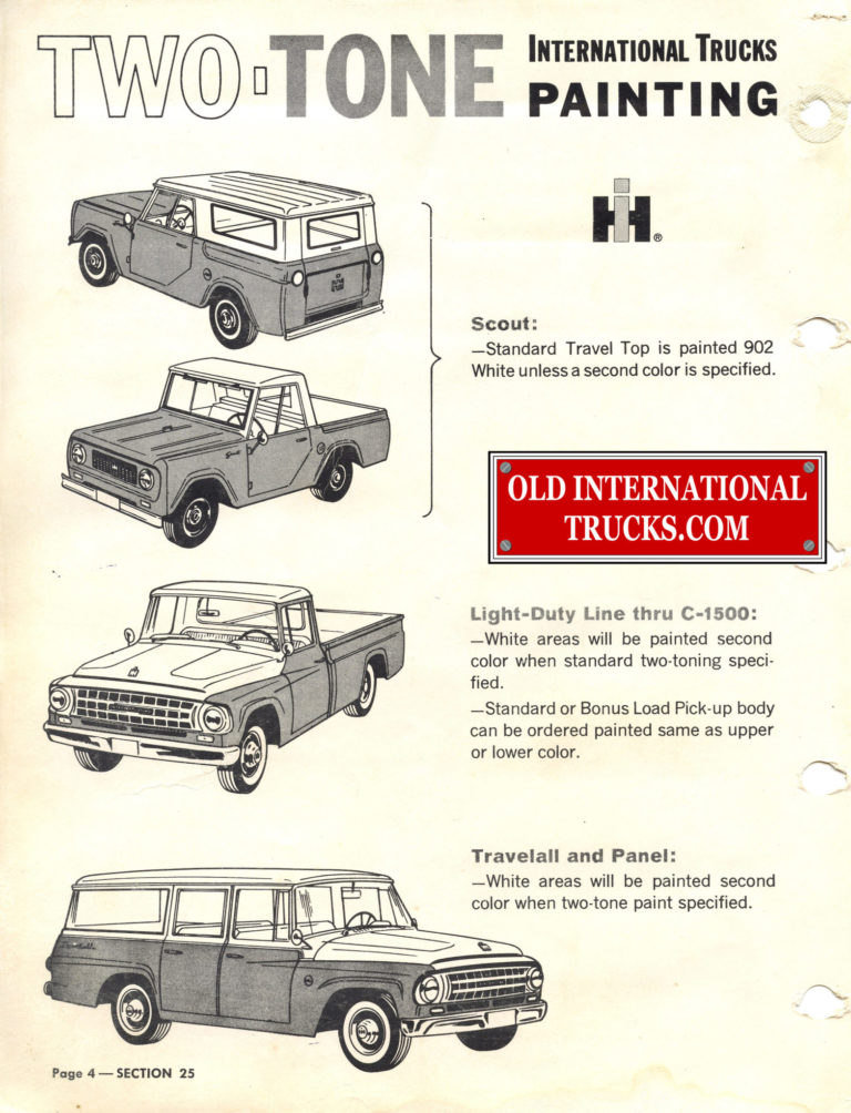 Colour Charts • International Truck Paint Codes